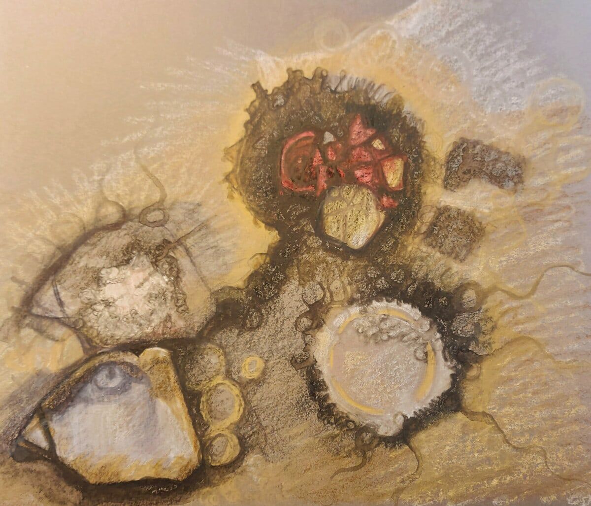 Archaeology Dig Drawings - Response to Excavating A Bronze Age Burial ...