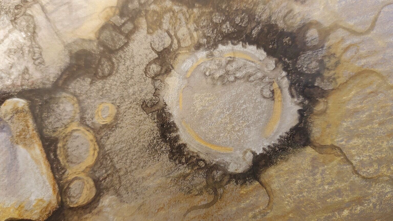 Archaeology Dig Drawing 1 - Response to Unearthing Bronze Age Burial ...