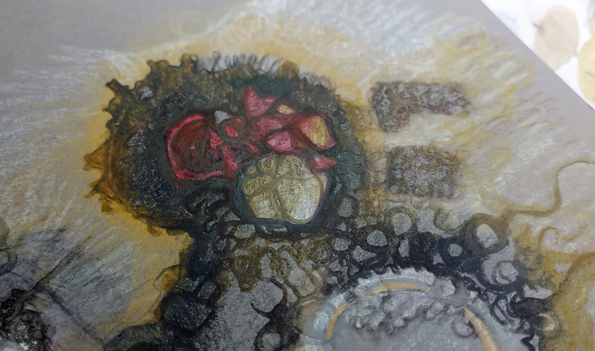 Archaeology Dig Drawing 1 - Response to Unearthing Bronze Age Burial ...